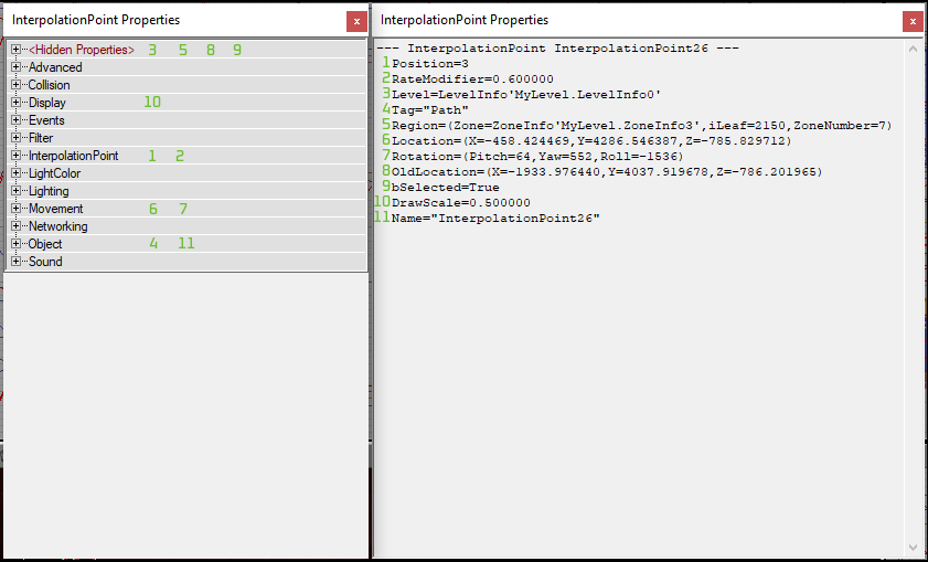 [469c] UnrealEd enhancement: Show number of changed properties per category & highlight said ...