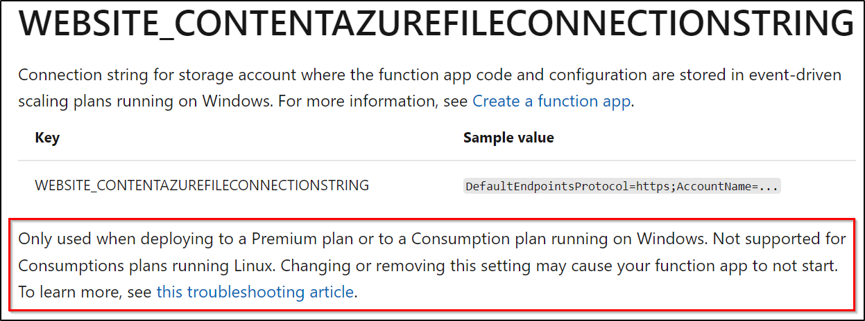 Managed Identity Support For Website Contentazurefileconnectionstring Setting · Issue 8135