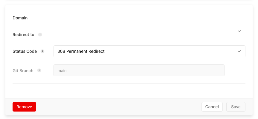 Default 'main' git branch missing from added domain - Vercel ENV showing preview deploying to ...