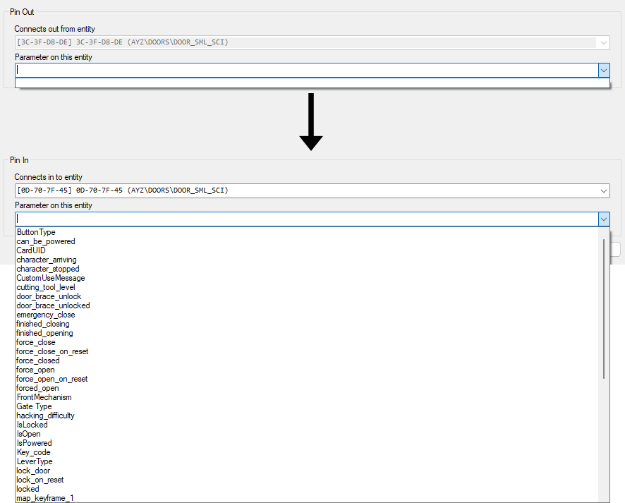 Entity link editor suggests wrong parameters · Issue #130 · MattFiler/OpenCAGE · GitHub