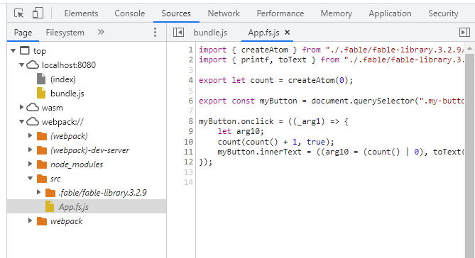 Source maps possibly not working in Chrome? · Issue #2924 · fable-compiler/Fable · GitHub