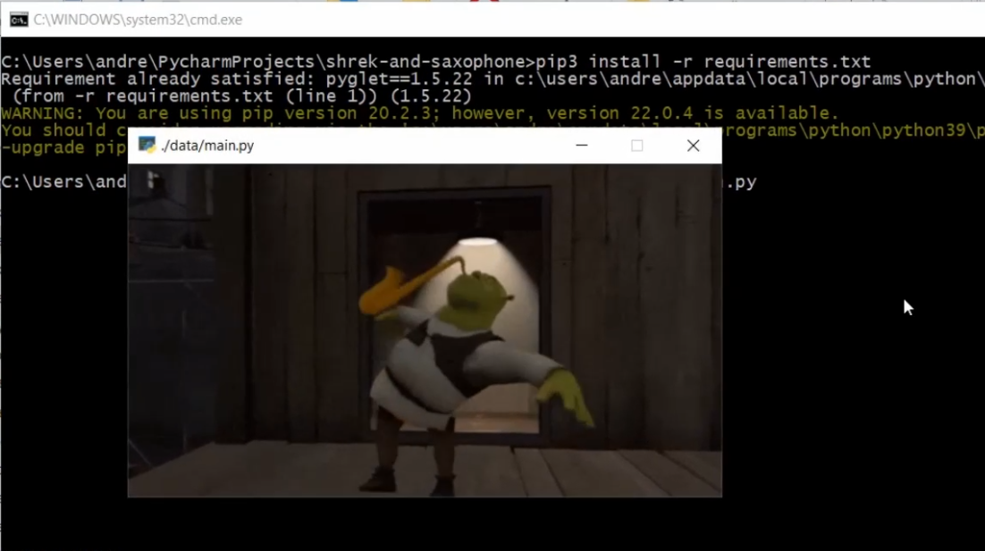 GitHub - Deopster/shrek-and-saxophone