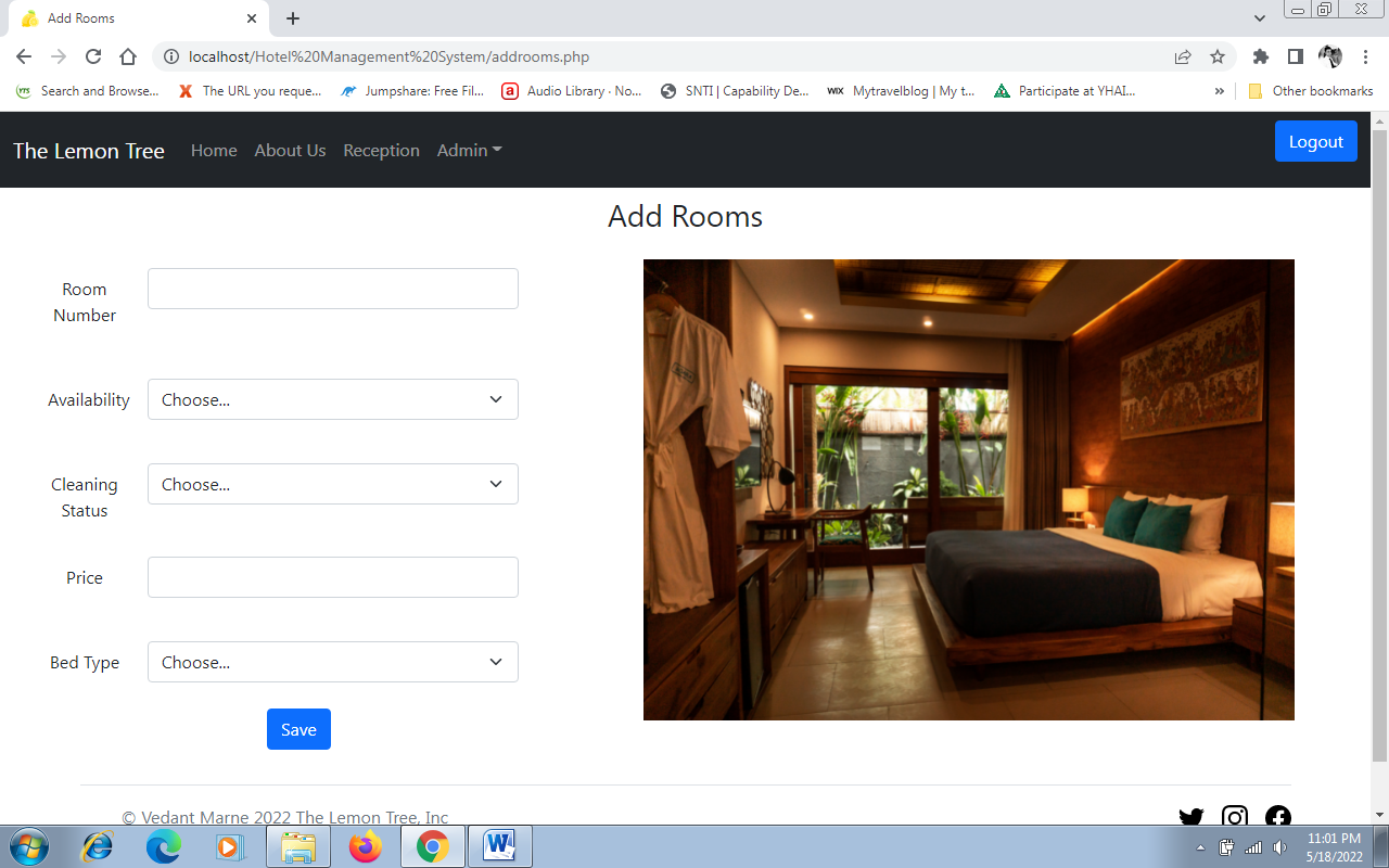 GitHub - vedantmarne/Hotel-Management-System: Hotel Management System ...