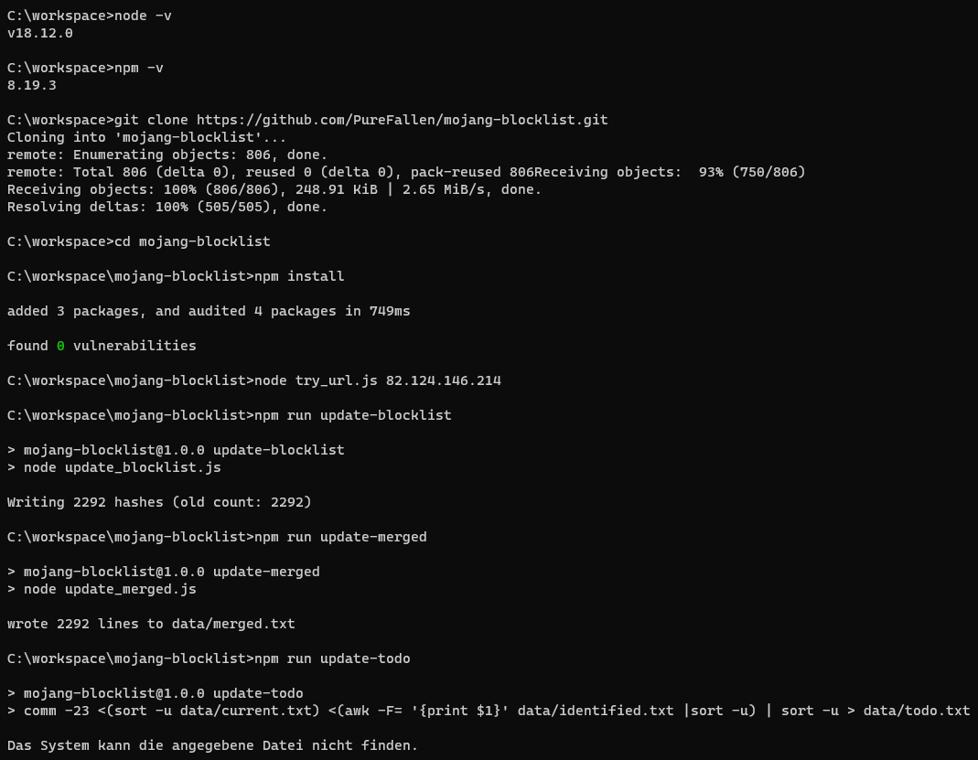 try_url.js : Not identified hash | update-todo: File not found · Issue #2 · sudofox/mojang ...