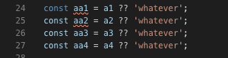 [TypeScript] Nullish coalescing highlight support · Issue #79279 · microsoft/vscode · GitHub