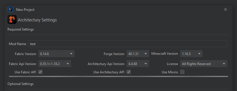 architectury template not loading versions under 1.17 · Issue #1847 · minecraft-dev/MinecraftDev ...
