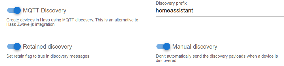 [HASS] MQTT Rediscovery doesn't have retain flag set · Issue #1224 · zwave-js/zwave-js-ui · GitHub