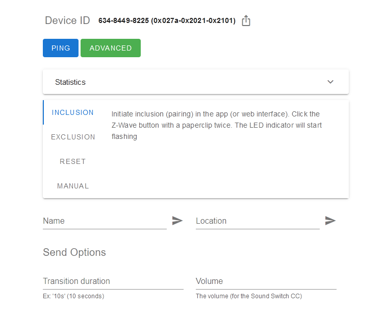 [Bug]: Inputing name during inclusion does not work · Issue #2210 · zwave-js/zwave-js-ui · GitHub