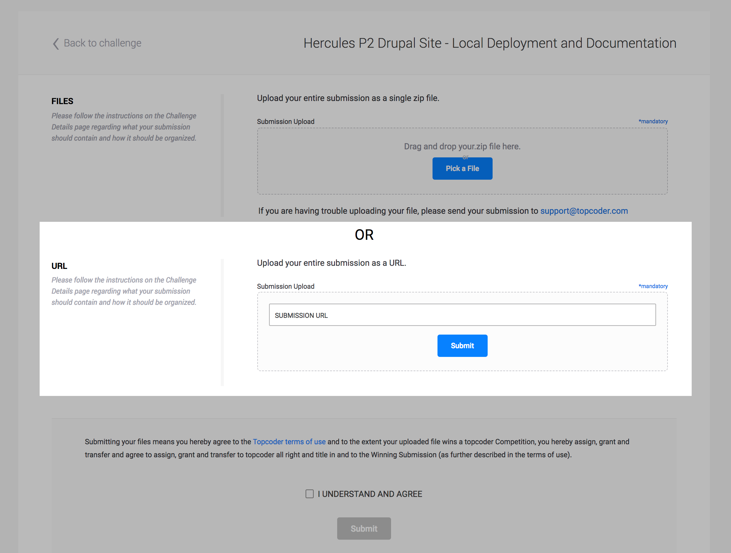 [$150] Submission - URL support in submission page · Issue #1268 · topcoder-platform/community ...