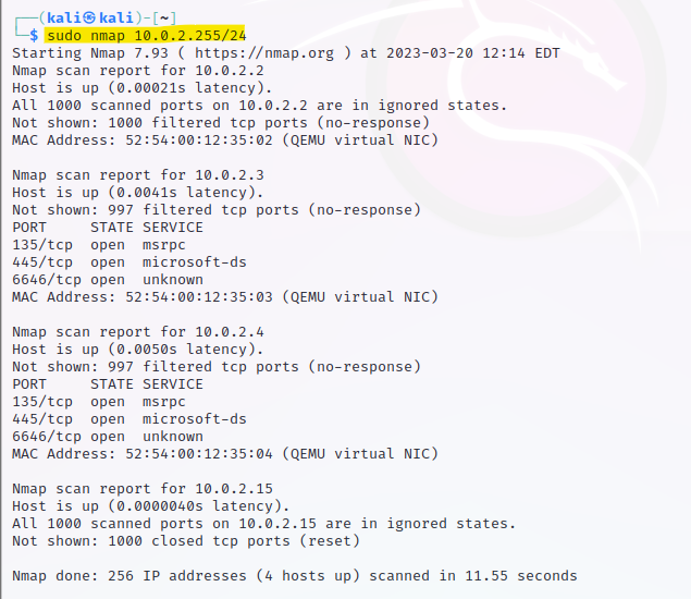 CyberSecurity/Local Area Network Scanning and Reconnaissance using NMAP.md at main · s-sparshika ...