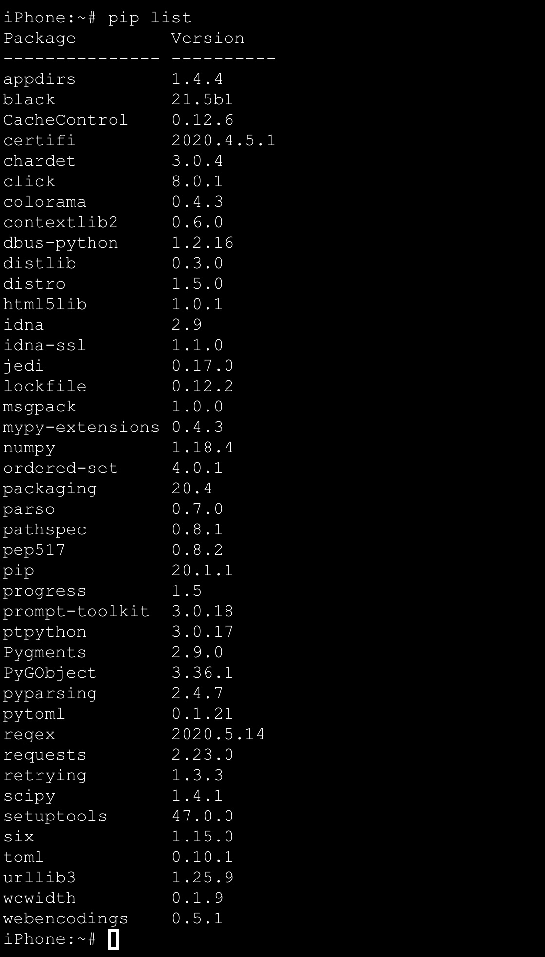 Ptpython install fails · Issue #1413 · ish-app/ish · GitHub