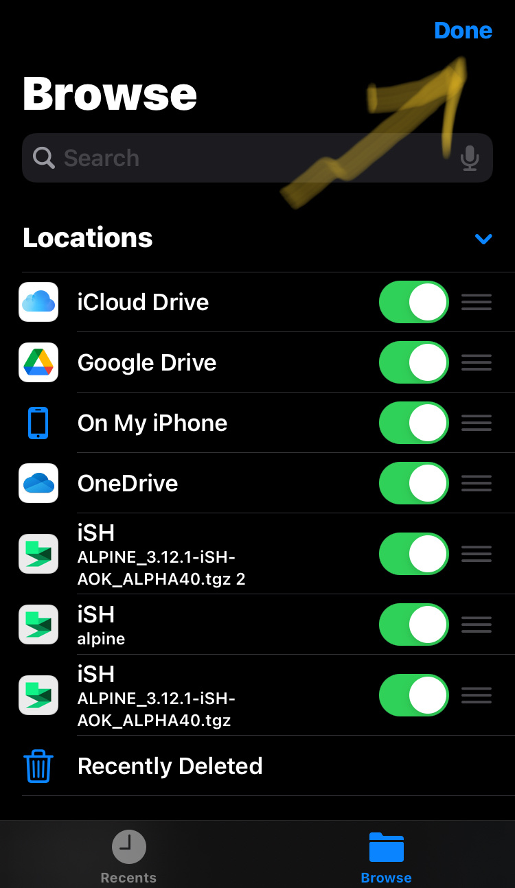 Mounting file providers · Issue #1070 · ish-app/ish · GitHub