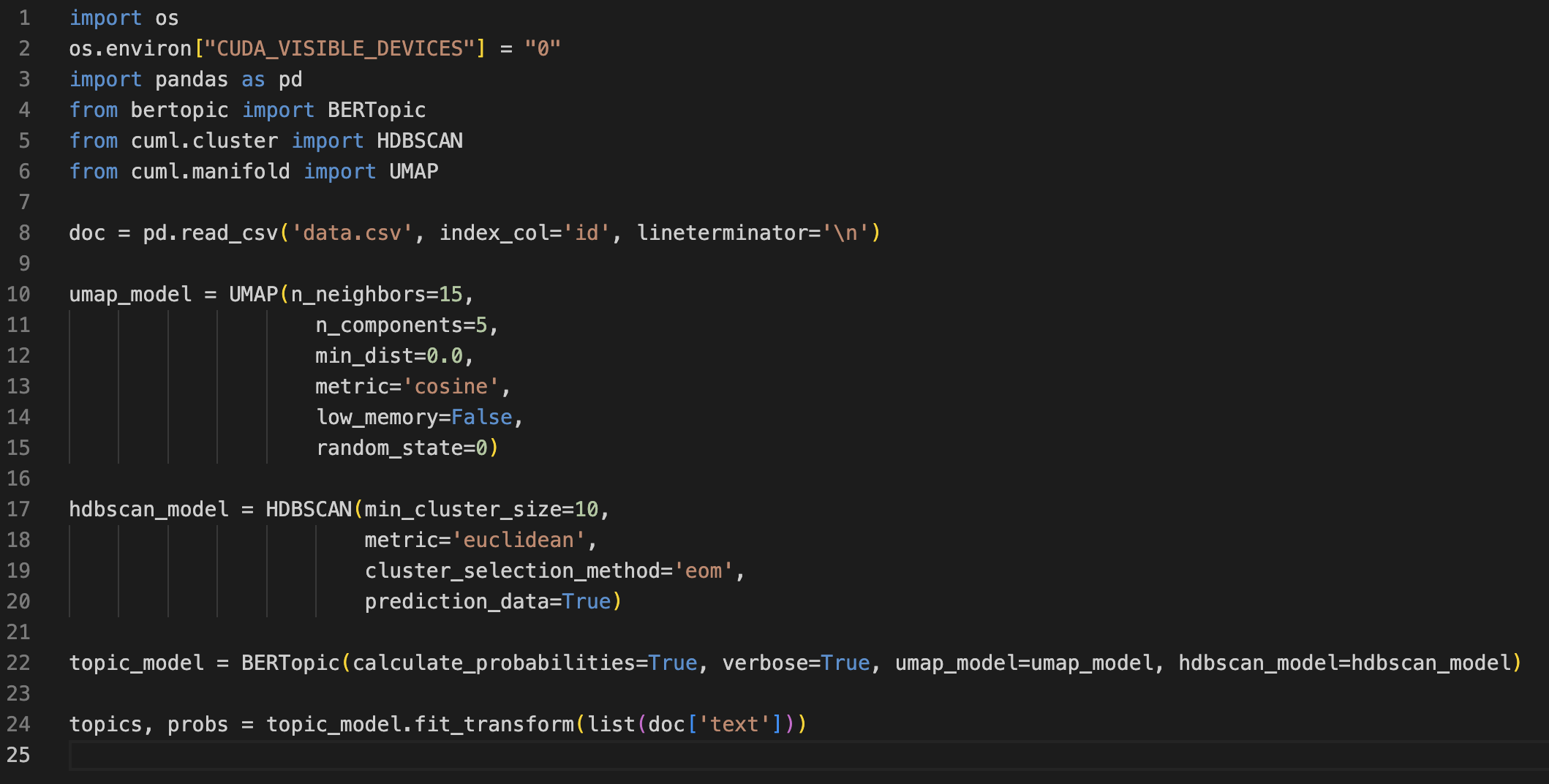 Running bertopic on a large-scale dataset · Issue #1190 · MaartenGr/BERTopic · GitHub