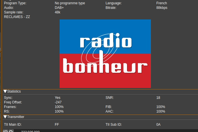 Bug in the decoding of the DAB TII? · Issue #1608 · f4exb/sdrangel · GitHub