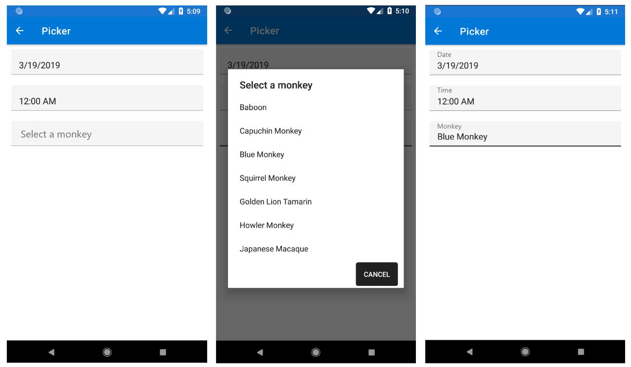[Material] Picker does not use Title as Placeholder / Hint Text · Issue #5497 · xamarin/Xamarin ...