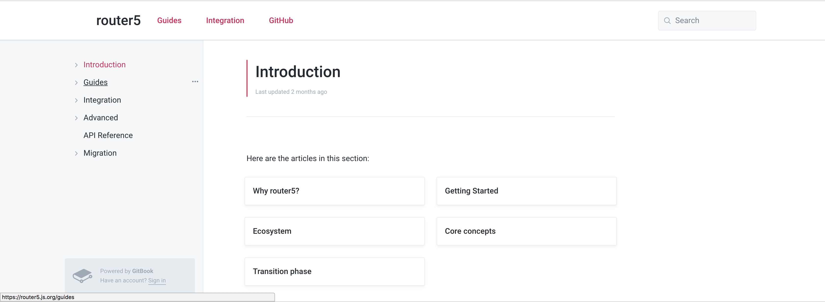 Client Side Navigation On Gitbooks Docs Site Is Not Working · Issue 318 · Router5router5 · Github 8468