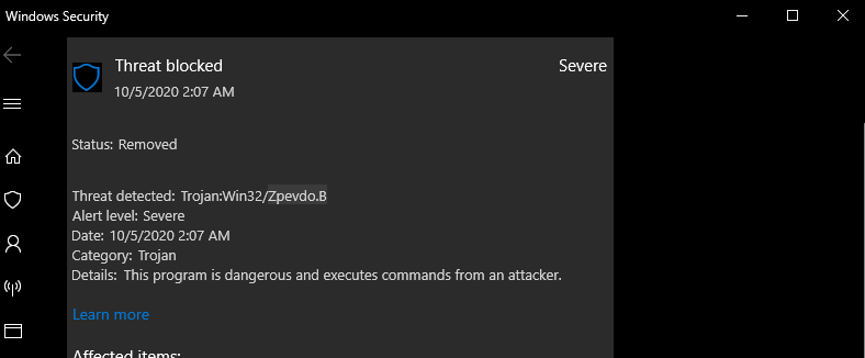 Microsoft Defender is flagging this as a trojan · Issue #1 · ABS96 ...