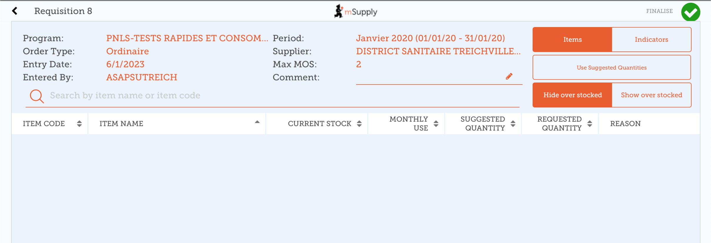 In supplier requistion while viewing indicators app crashes · Issue #5061 · msupply-foundation ...