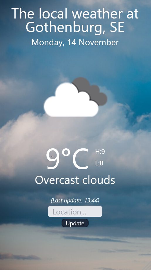 Github Skomars Weather Api
