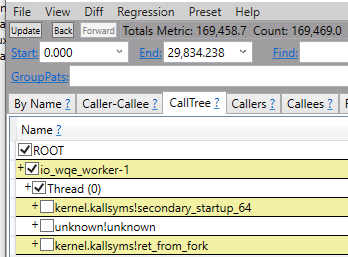 PerfView SpeedScope export: ArgumentException when exporting a Linux kernel thread · Issue #1126 ...