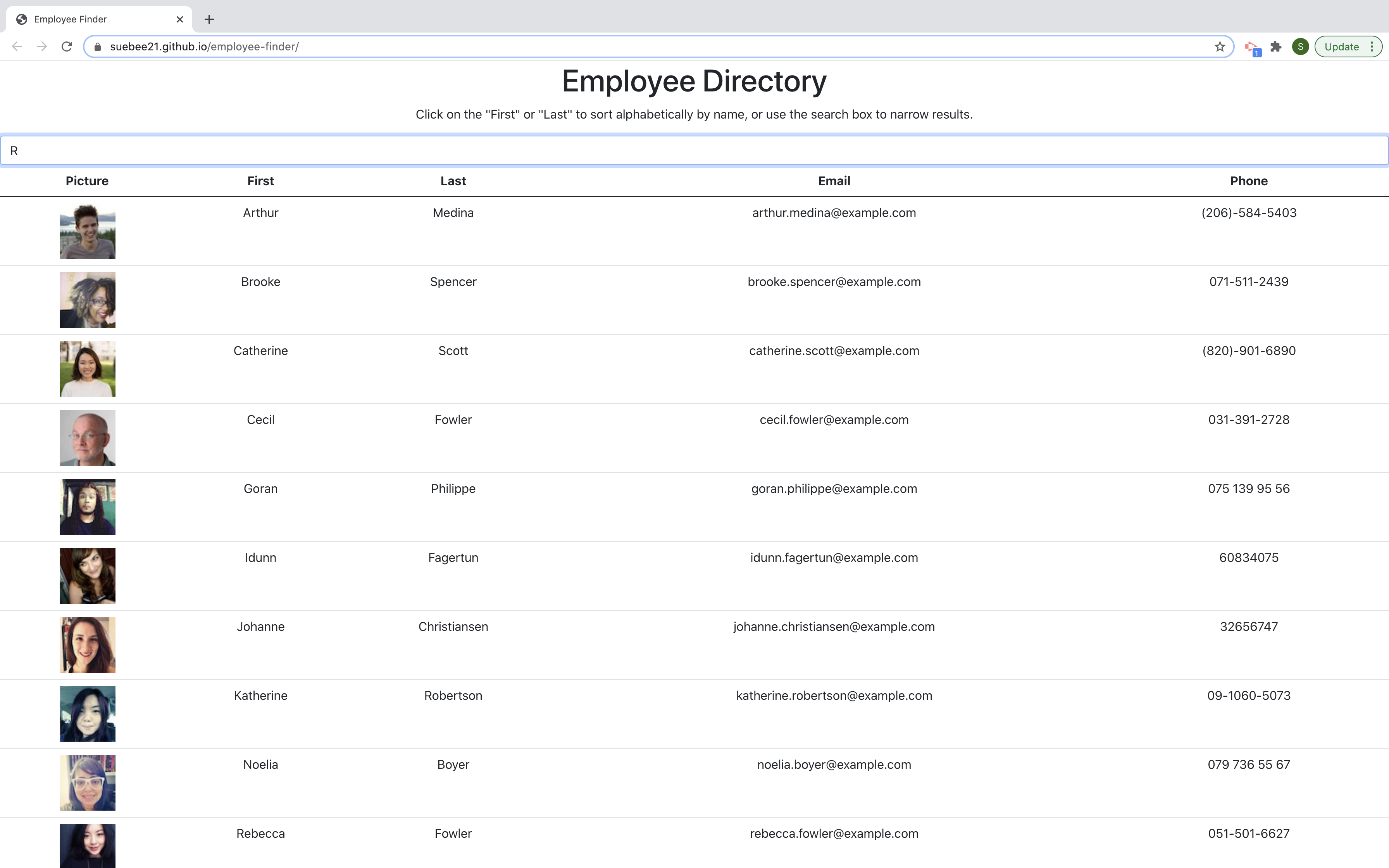 GitHub - SueBee21/employee-finder