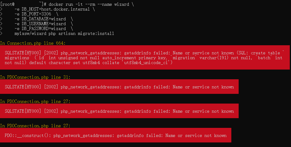 Docker启动失败 · Issue #127 · mylxsw/wizard · GitHub
