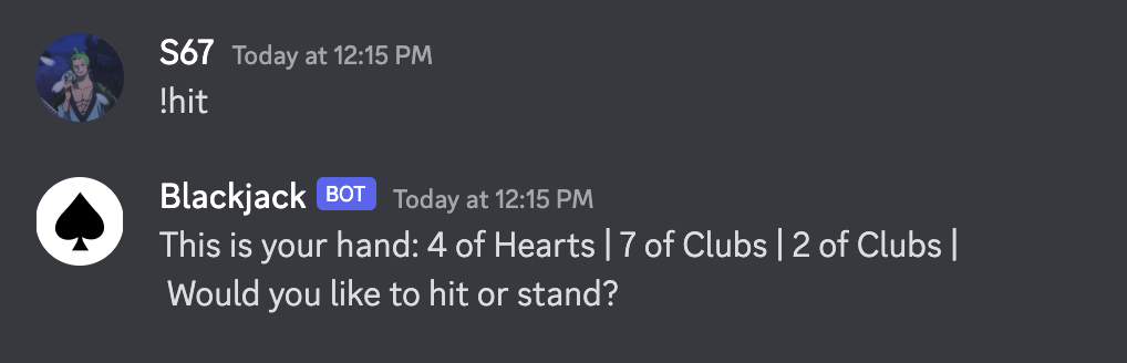 GitHub - SulakshanSiva/Blackjack-Discord-Bot: A Discord Bot that runs ...