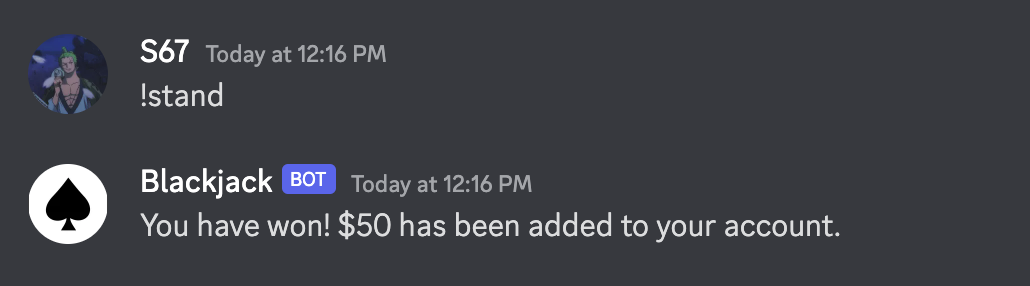 GitHub - SulakshanSiva/Blackjack-Discord-Bot: A Discord Bot that runs ...