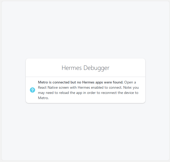Hermes debugger can't be made to connect with Flipper 0.164.0 · Issue #4103 · facebook/flipper ...