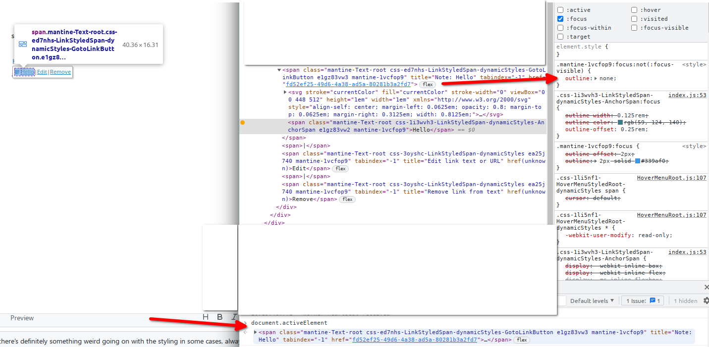 Popover With Trapfocus Fails To Add Focusring To Focused Element Within Popover Except On First