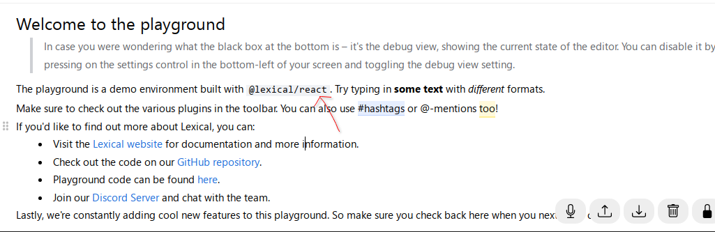 Bug Clicking Inside Of Inline Code On Playground Prevents Clicking Another Spot In The Same