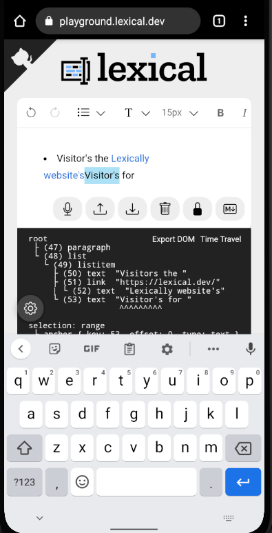 Bug: No link popup appears on Android - Cannot edit, remove, or ...