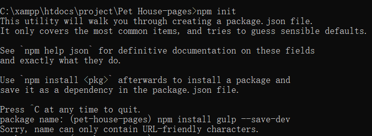 npm install出现Sorry, name can only contain URL-friendly characters. · Issue #14 · Smileye-v ...