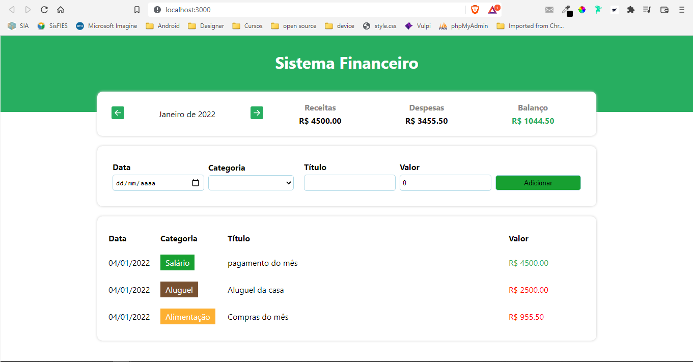 GitHub - CristianoSFMothe/expense-tracker