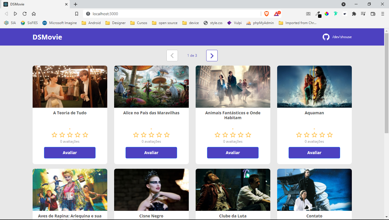 GitHub - CristianoSFMothe/dsmovie