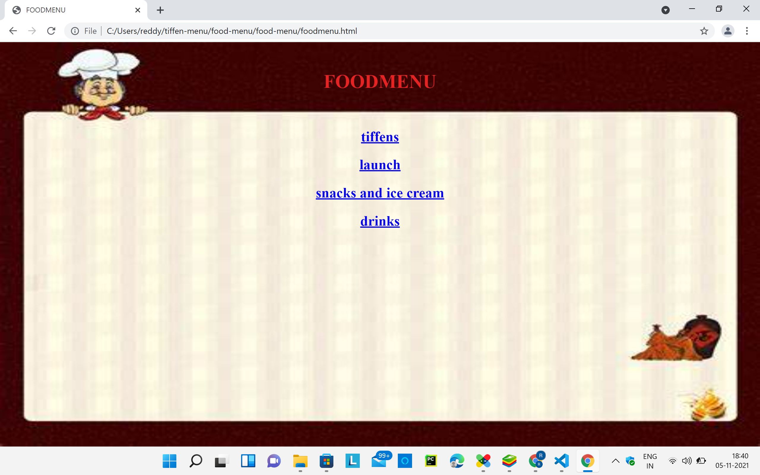 GitHub - Reddyveerendra/food-menu