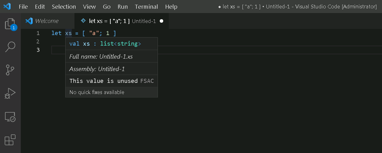 Errors Are Not Shown In Stand Alone Script Files · Issue 1515 · Ionide