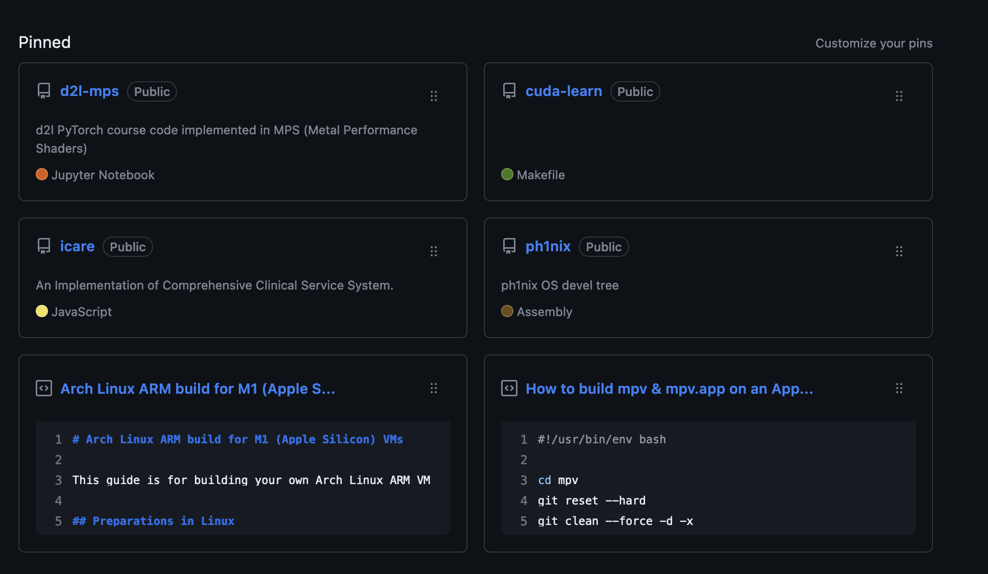 github.com - Dragging pinned repos does not work · Issue #129093 · webcompat/web-bugs · GitHub