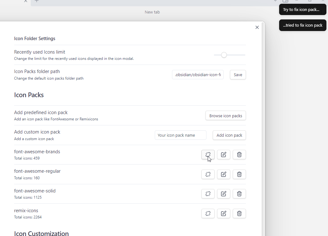Try to fix icon pack, only a small subset of icons shows up · Issue #136 · FlorianWoelki ...