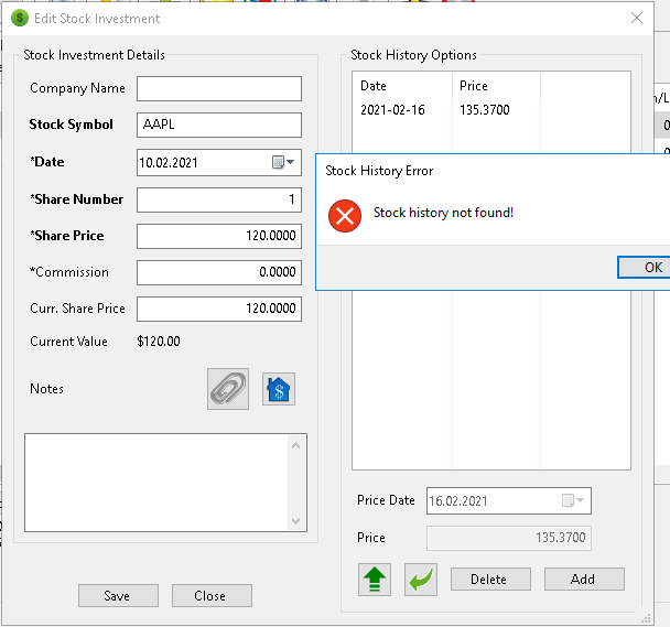 Stock Prices Issue · Issue 2919 · Moneymanagerexmoneymanagerex · Github