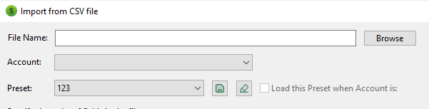 Presets For Csv Import · Issue 6065 · Moneymanagerexmoneymanagerex · Github