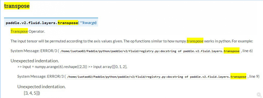 Many warnings when compiling doc. · Issue #6835 · PaddlePaddle/Paddle · GitHub