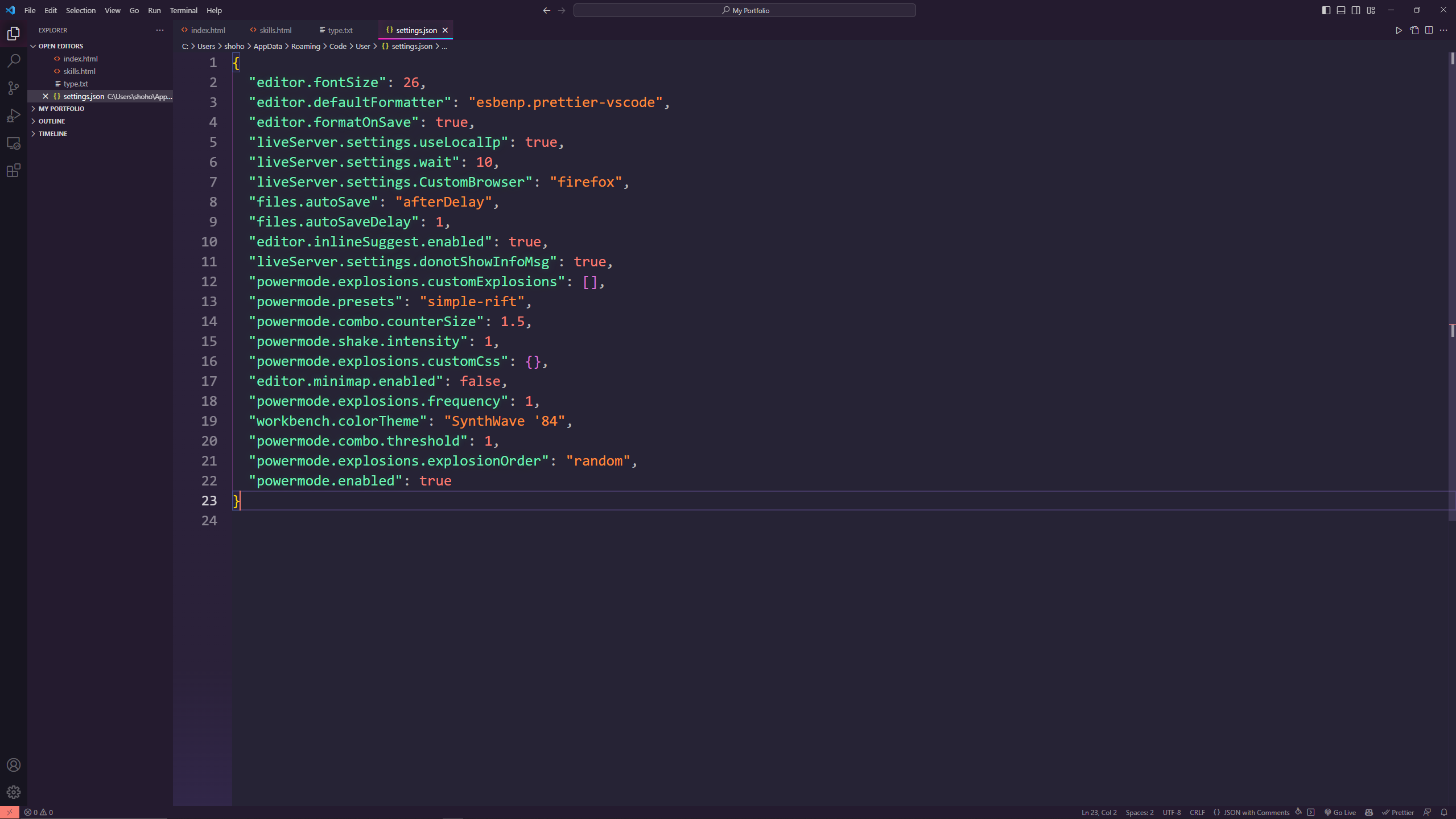 Effects not working · Issue #108 · hoovercj/vscode-power-mode · GitHub