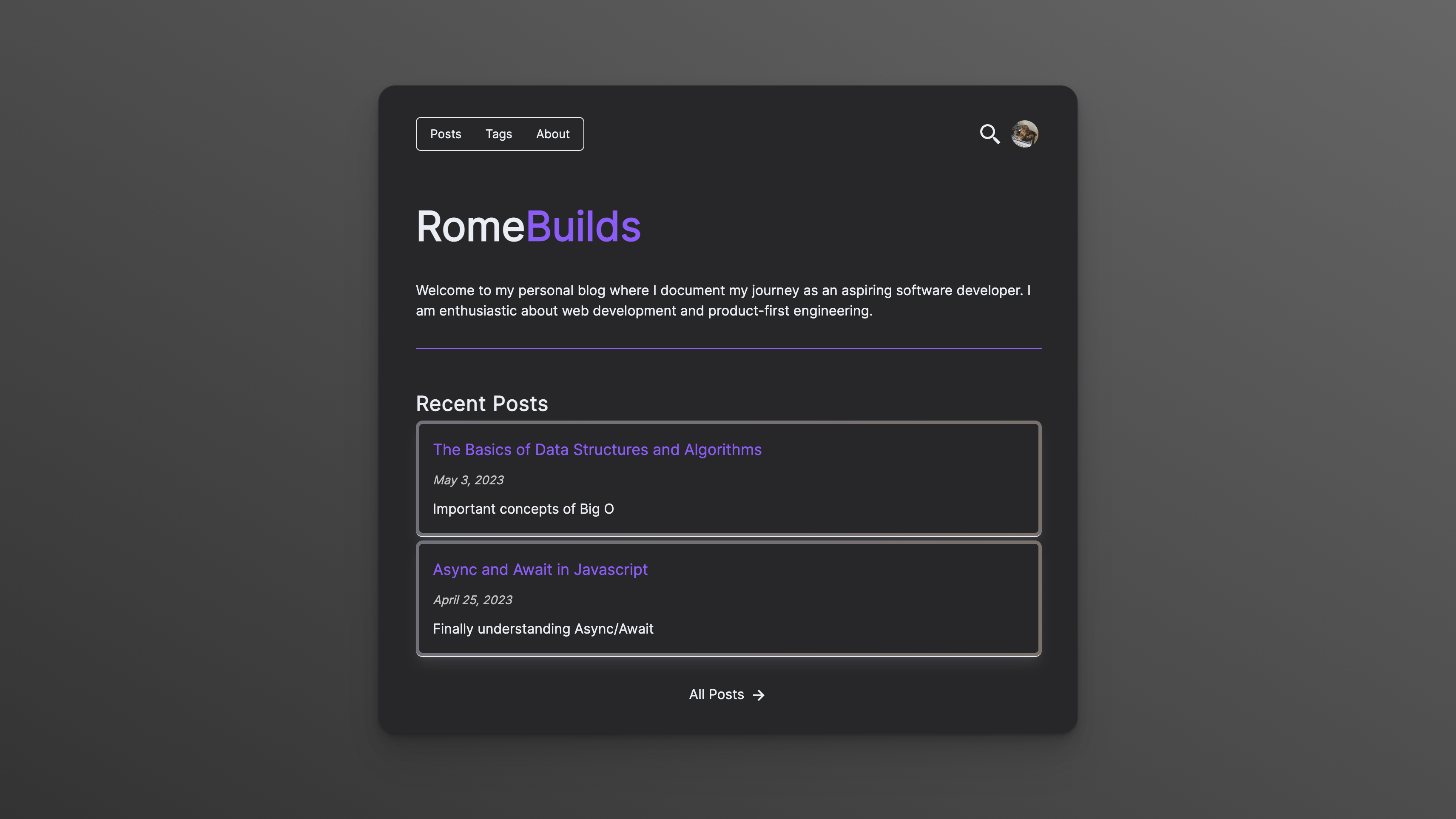 GitHub - jeromeandrewong/rome-builds: Dev blog where I document my ...