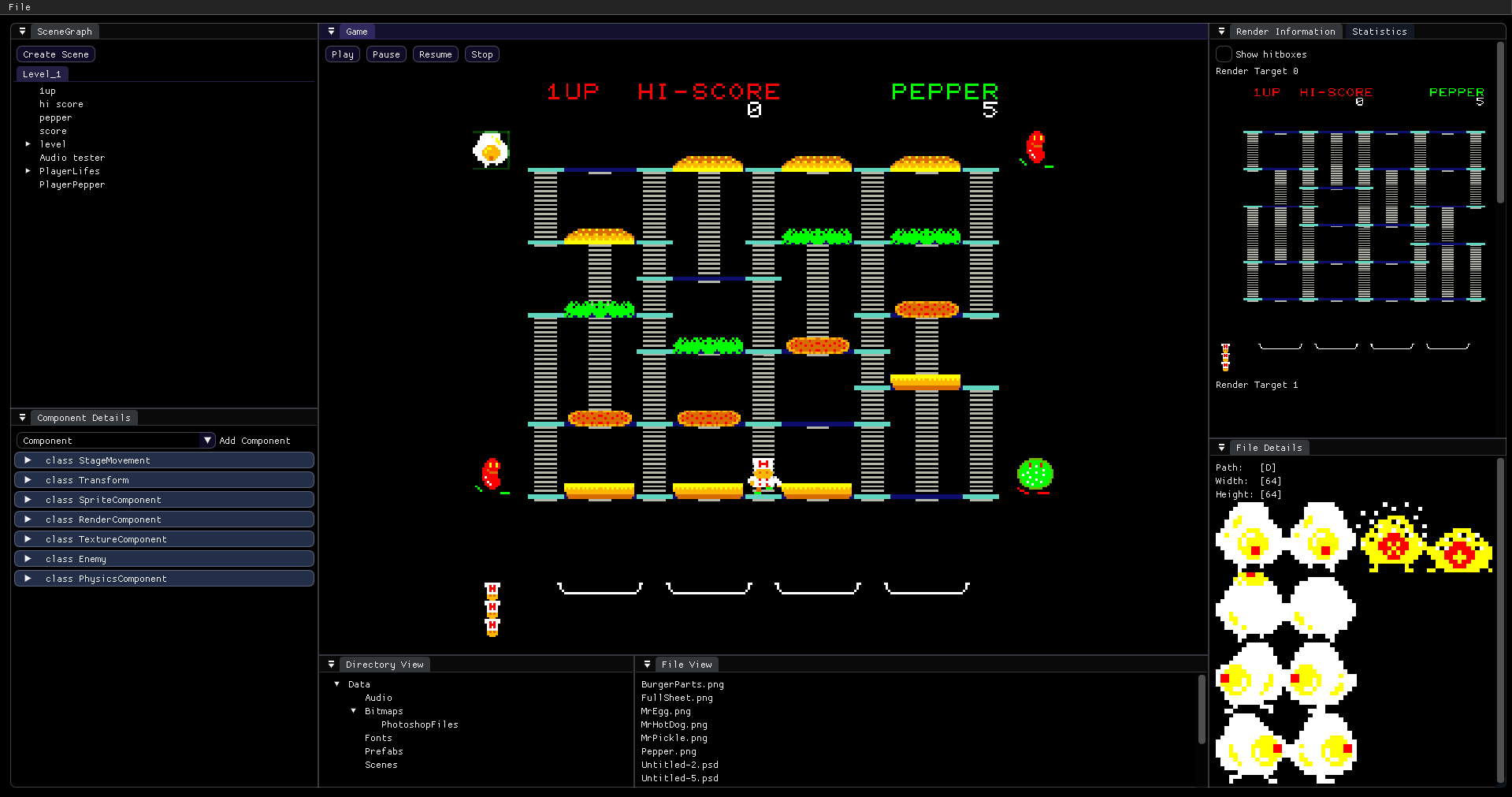 GitHub - ConnorDeMeyer/OpenDemeyer2D: OpenDemeyer2D is a 2D game engine and editor focused on ...