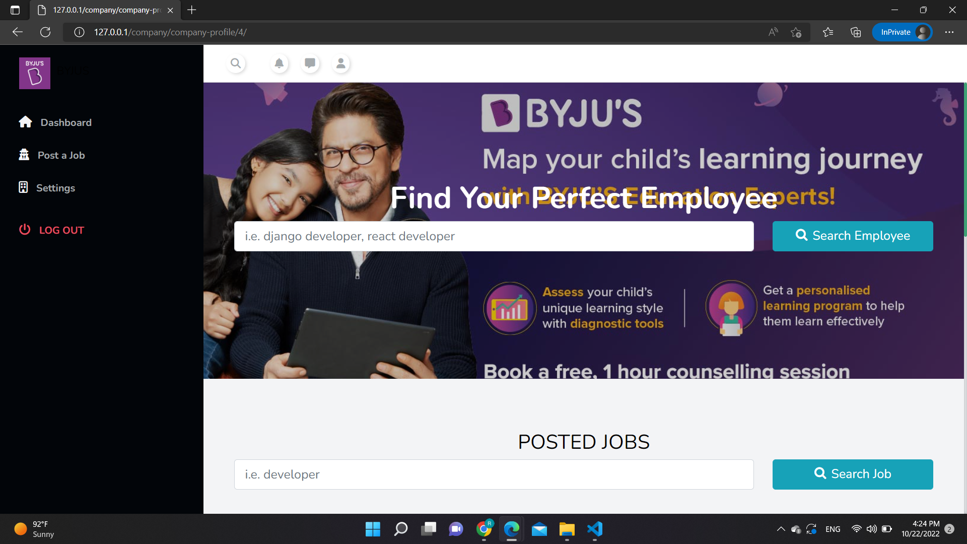 GitHub - rushii1192/carreer-cloud: The platform where people can find the jobs and companies can ...