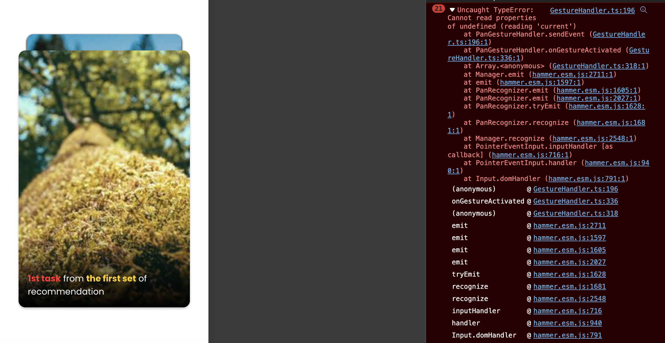 GestureDetector not working on the web · Issue #1840 · software-mansion/react-native-gesture ...