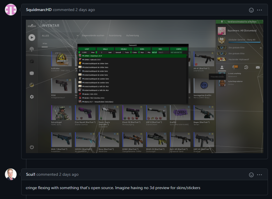 [Do Not Reply] · Issue #2923 · danielkrupinski/Osiris · GitHub