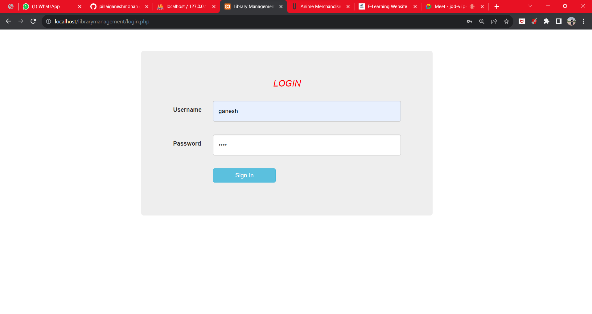 GitHub - pillaiganeshmohan/Library-Management-System