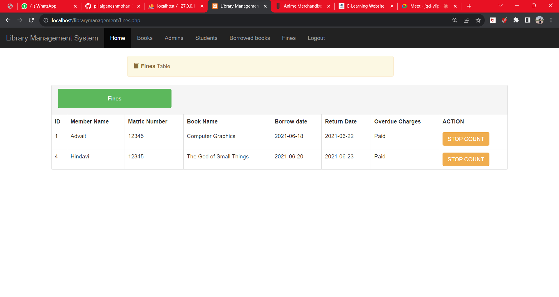 GitHub - pillaiganeshmohan/Library-Management-System